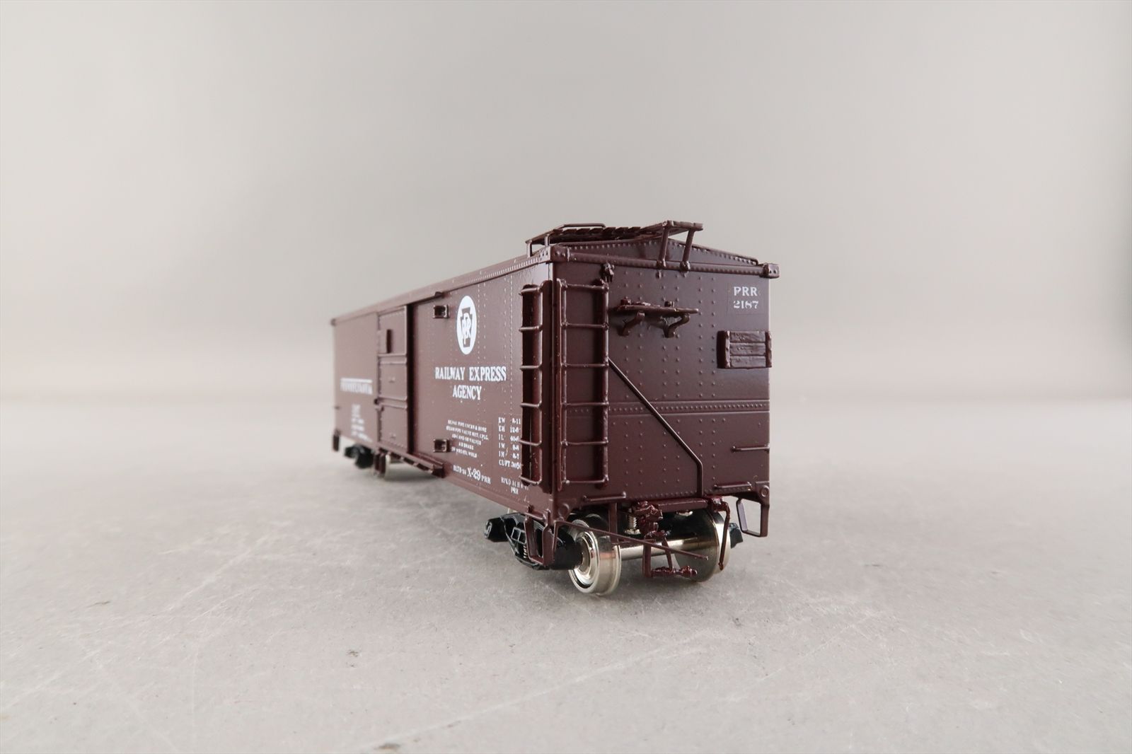 HO Brass Model - PSC 16020-2 PRR Pennsylvania X-29 Boxcar Box Car #2187 ...