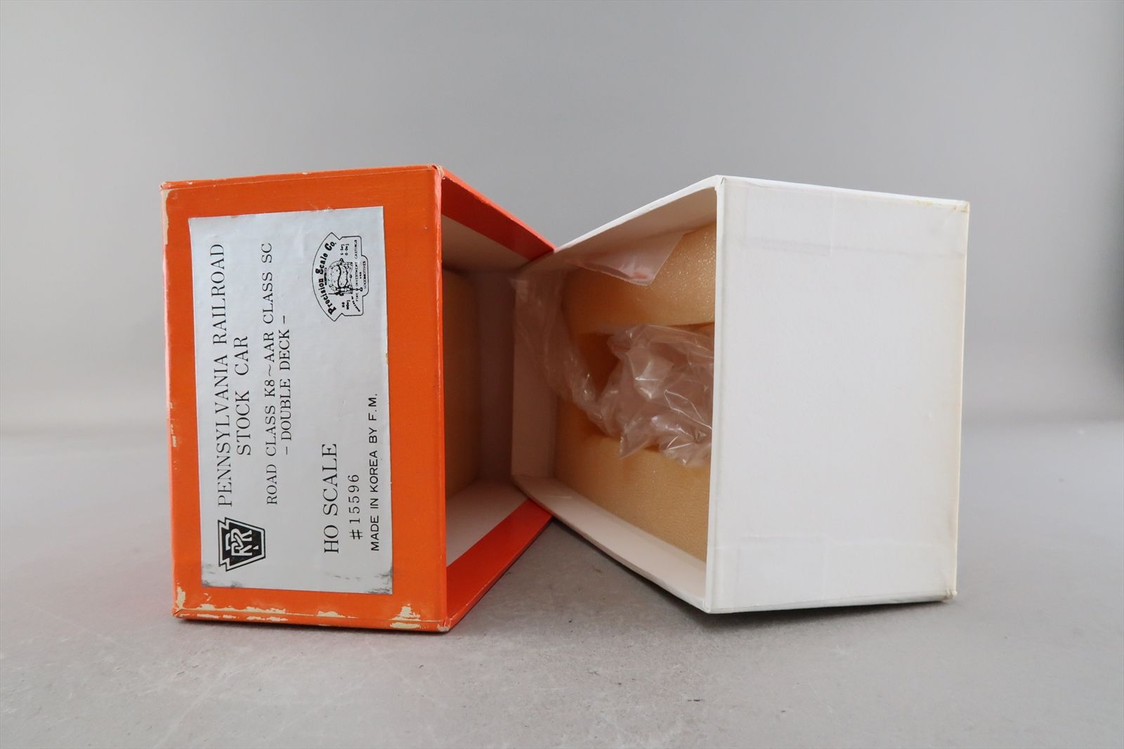 HO Brass Model - PSC 15596 PRR Pennsylvania K-8 Livestock Stock Car AAR ...