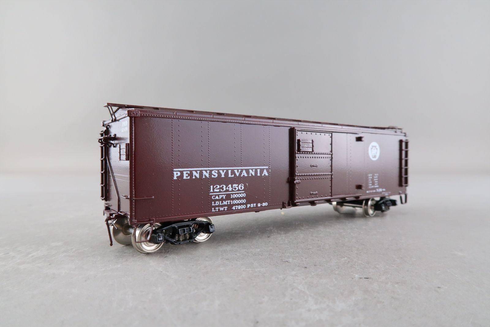 HO Brass Model - PSC 16020-1 PRR Pennsylvania X-29 Box Car Boxcar Small ...