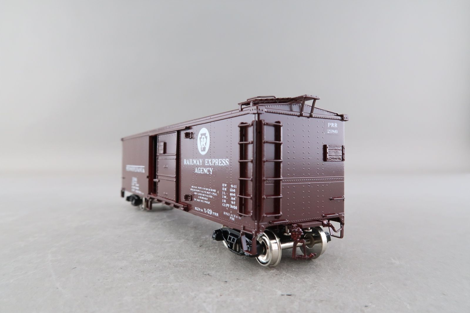 HO Brass Model - PSC 16020-2 PRR Pennsylvania X-29 Boxcar Box Car #2186 ...