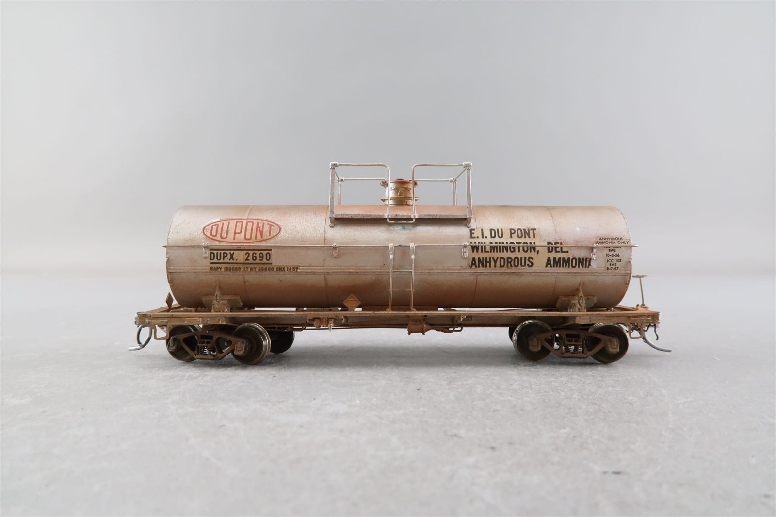 HO Brass Model - OMI 3134 DUPX Dupont ACF Single Dome Tank Car #2690 ...