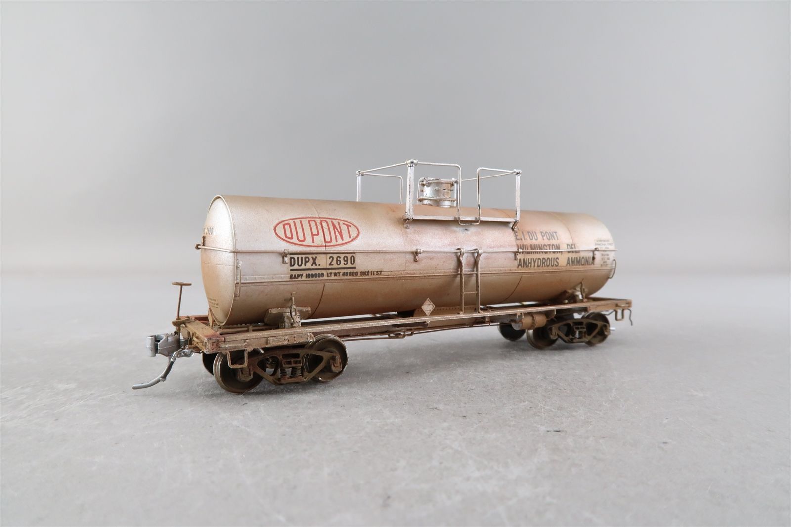 HO Brass Model - OMI 3134 DUPX Dupont ACF Single Dome Tank Car #2690 ...