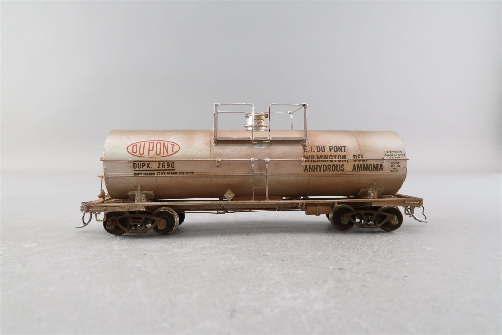 HO Brass Model - OMI 3134 DUPX Dupont ACF Single Dome Tank Car #2690 ...