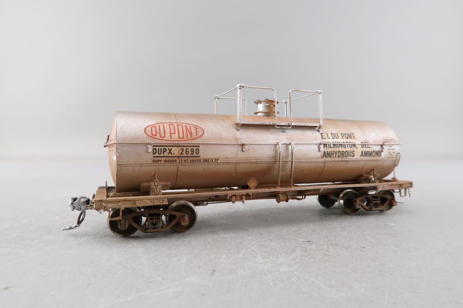 HO Brass Model - OMI 3134 DUPX Dupont ACF Single Dome Tank Car #2690 ...