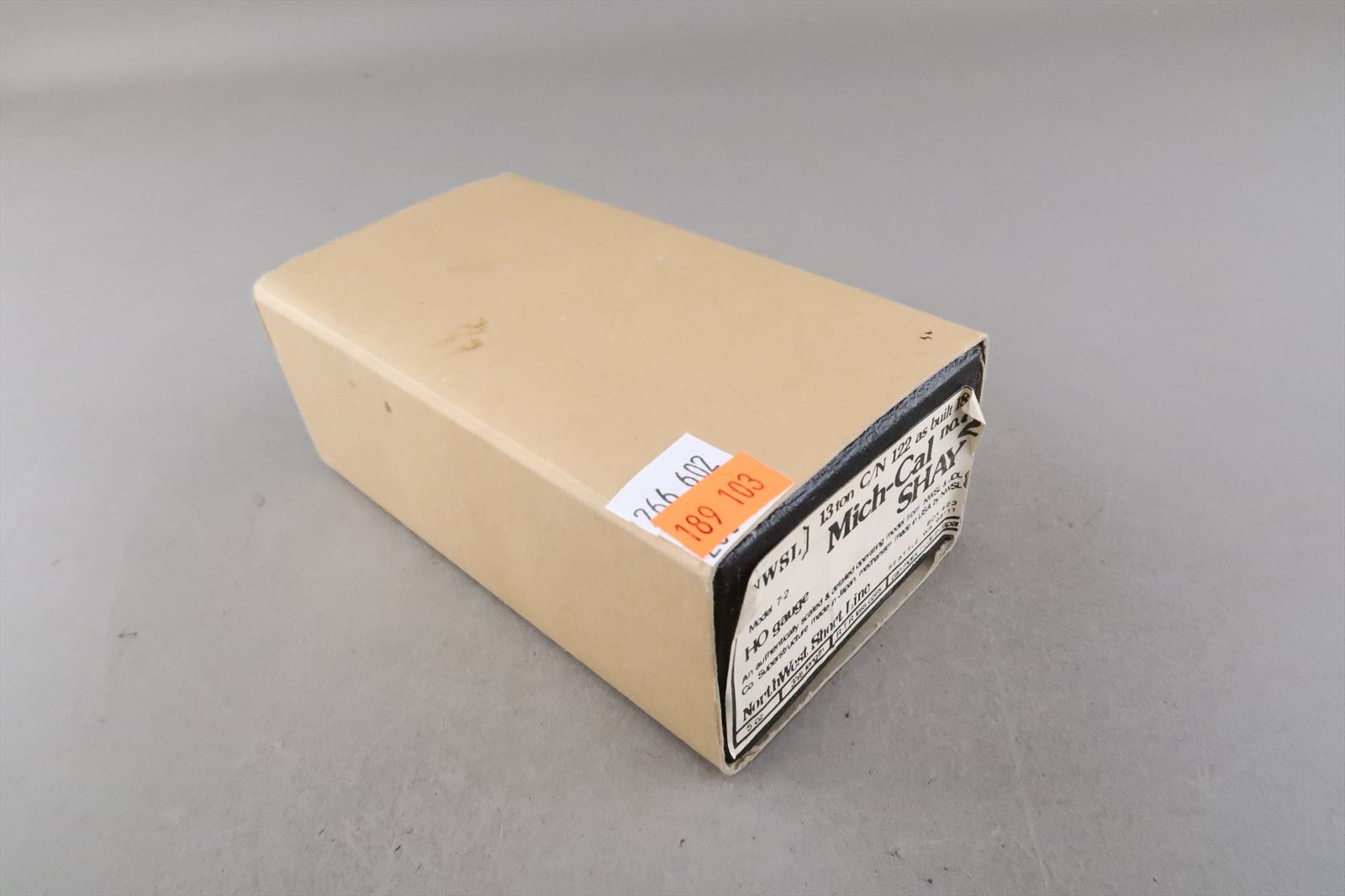 HO Brass Model - NWSL Mich-Cal Shay 13-Ton #2 - Unpainted - 1981 Run - JDL