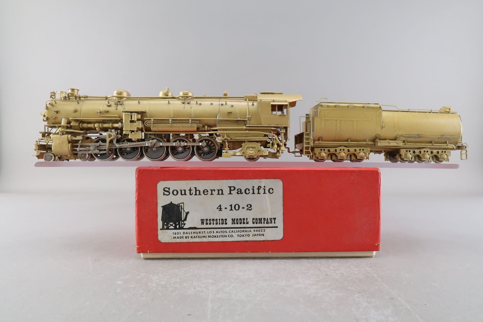 HO Brass Model - WMC SP Southern Pacific 4-10-2 - Unpainted - 1960's ...