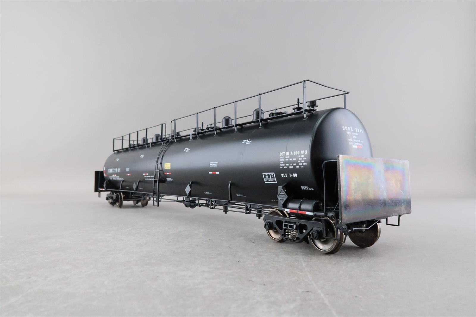 O Brass Model - PRB Pecos River 4464C CONX Conoco Trinity Tank Car ...