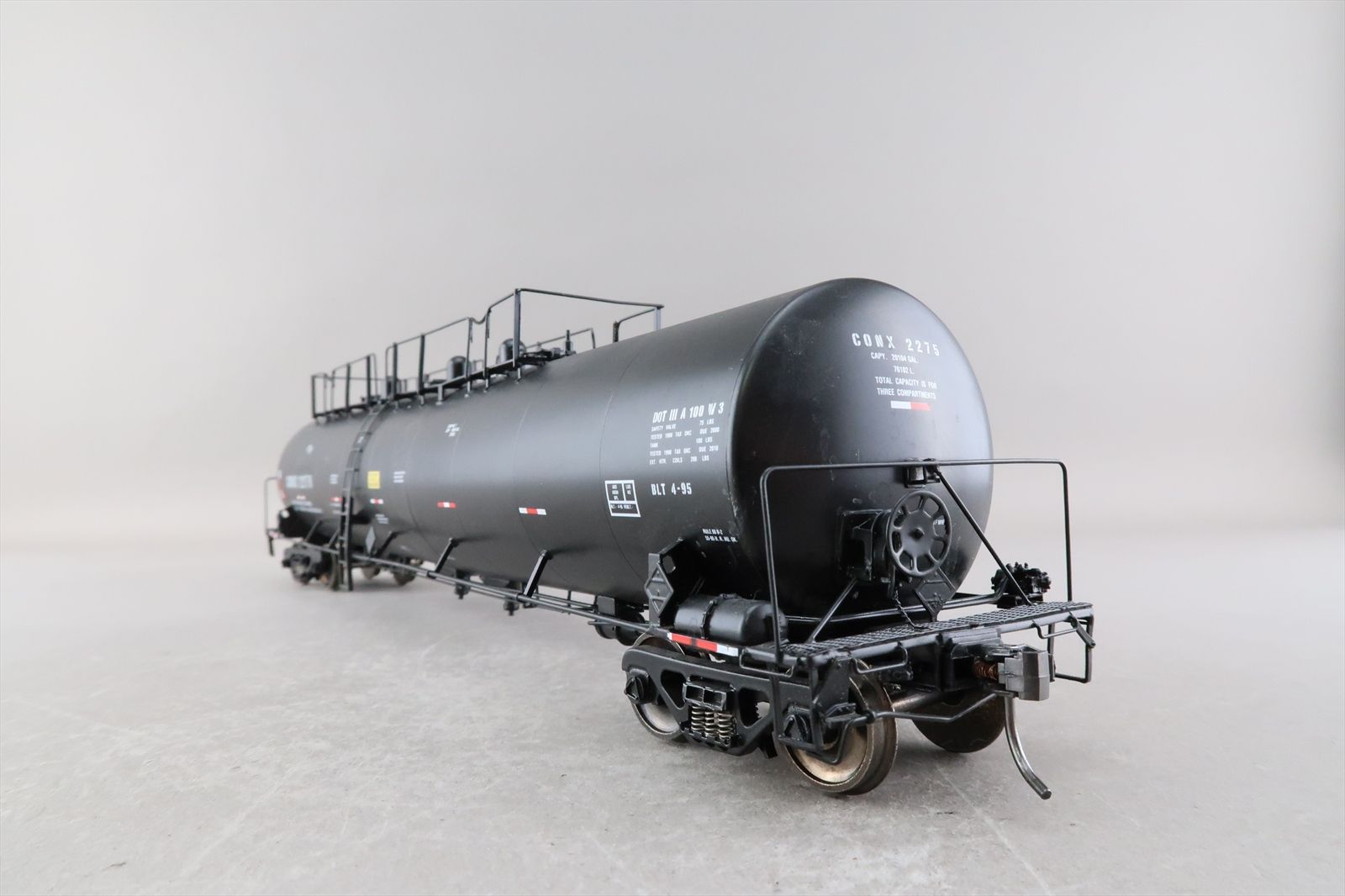 O Brass Model - PRB Pecos River 4462P CONX Conoco Trinity Tank Car ...