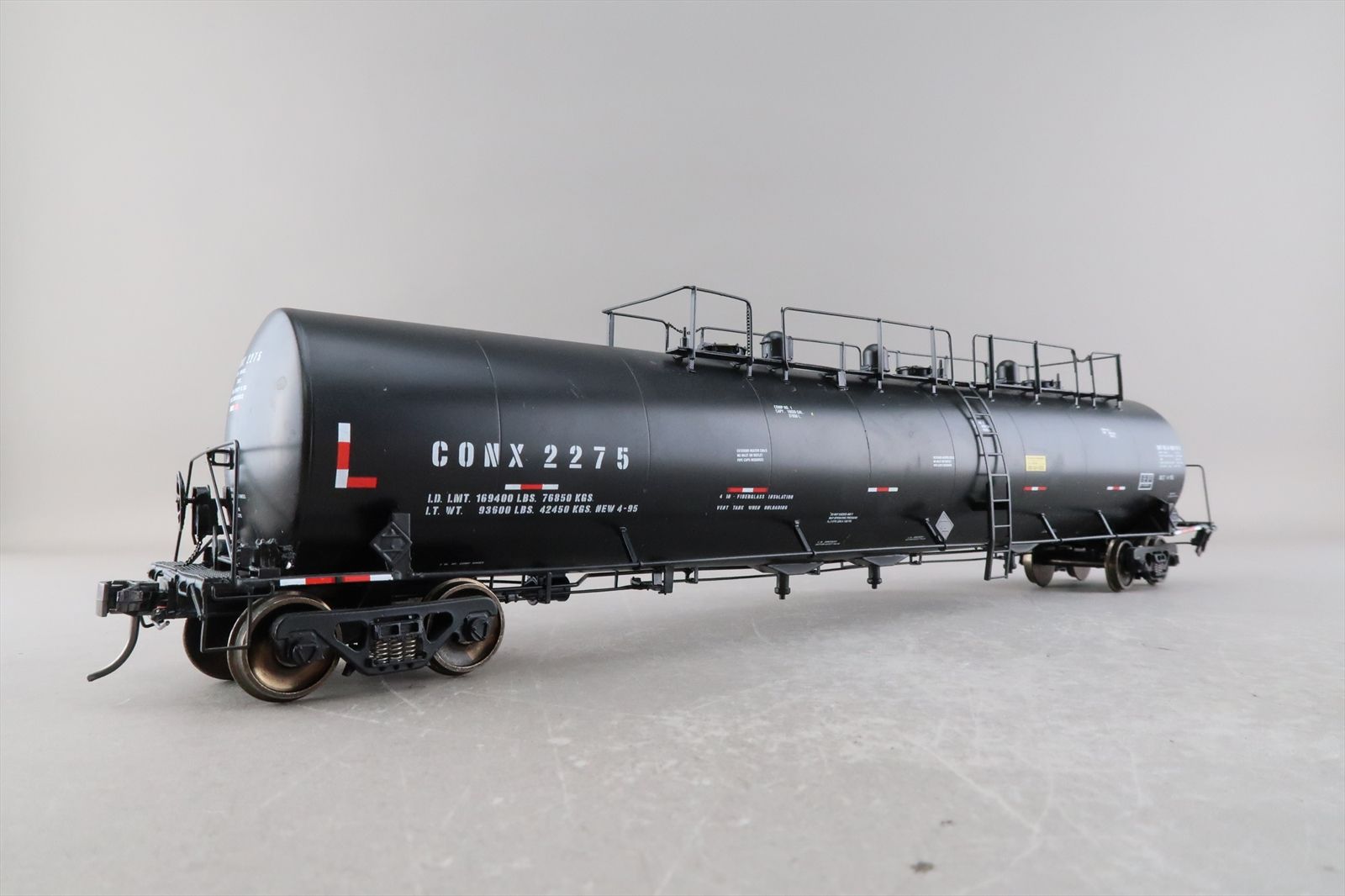 O Brass Model - PRB Pecos River 4462P CONX Conoco Trinity Tank Car ...
