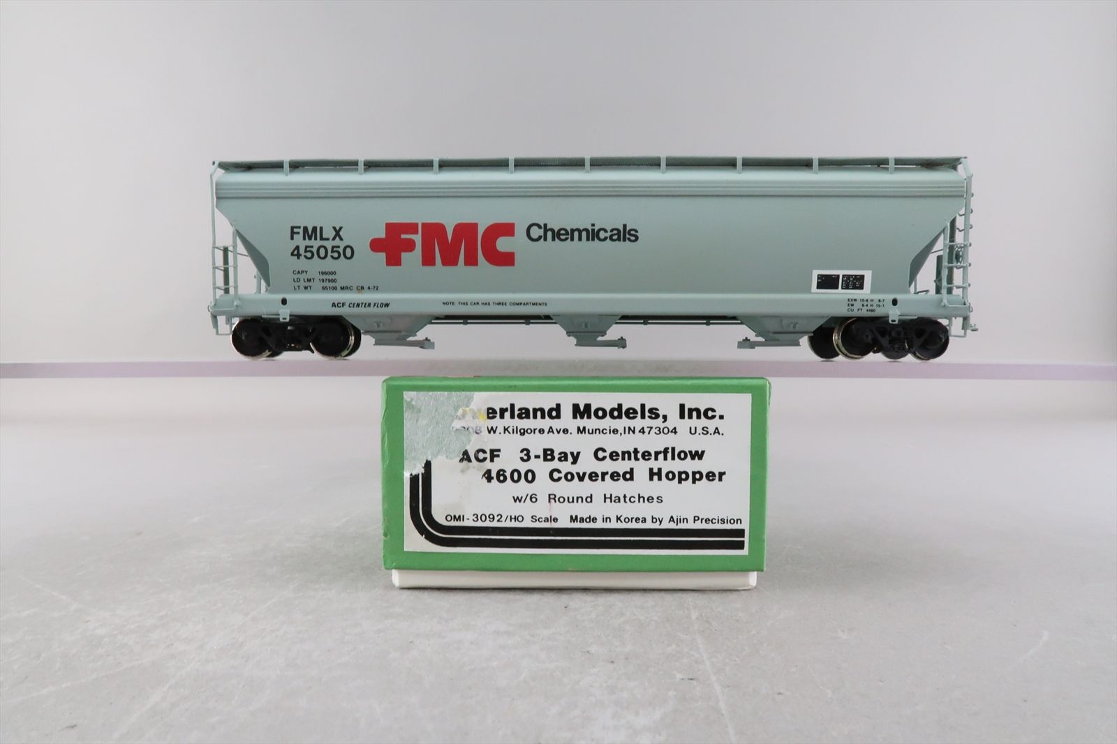 HO Brass Model - OMI 3092 FMLX FMC Chemicals ACF Centerflow Covered ...