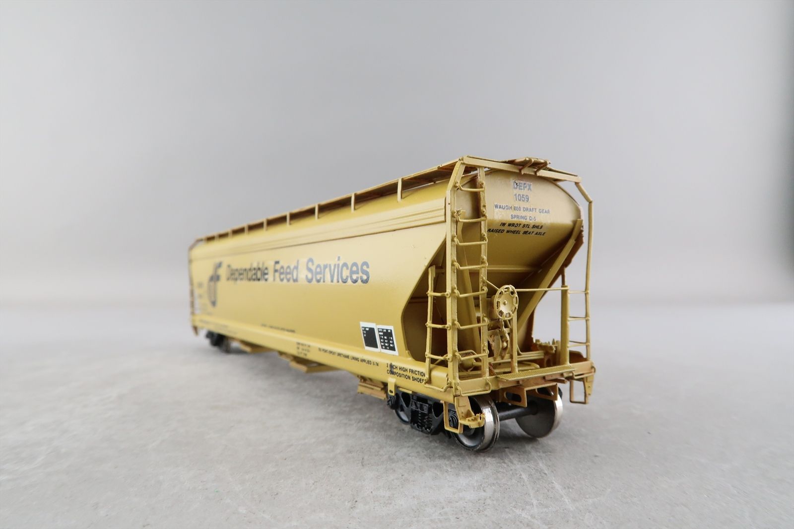 HO Brass Model - OMI 3091 DEPX Dependable Feed Services ACF 3 Bay ...