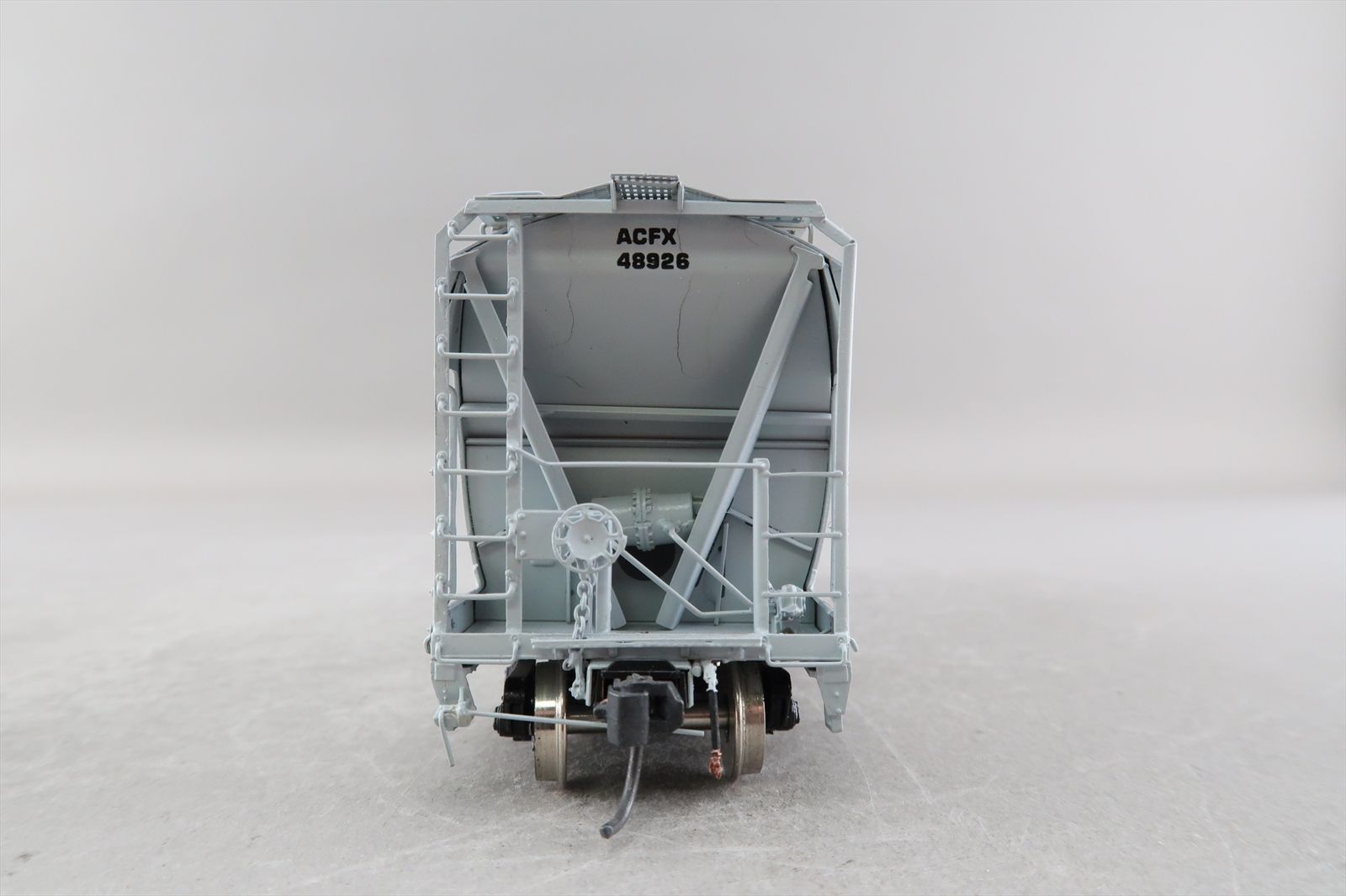 HO Brass Model - OMI 3094.1 ACFX ACF Sterling Salt 3-Bay Centerflow Hopper Covered #48926 - F/P ...