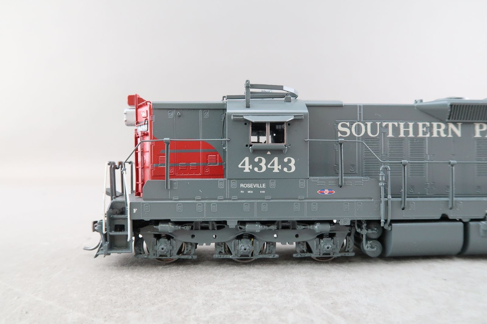 HO Brass Model - OMI 6780.1 SP Southern Pacific SD9E Tall Icicle Breakers #4343 - F/P - 2001 Run ...