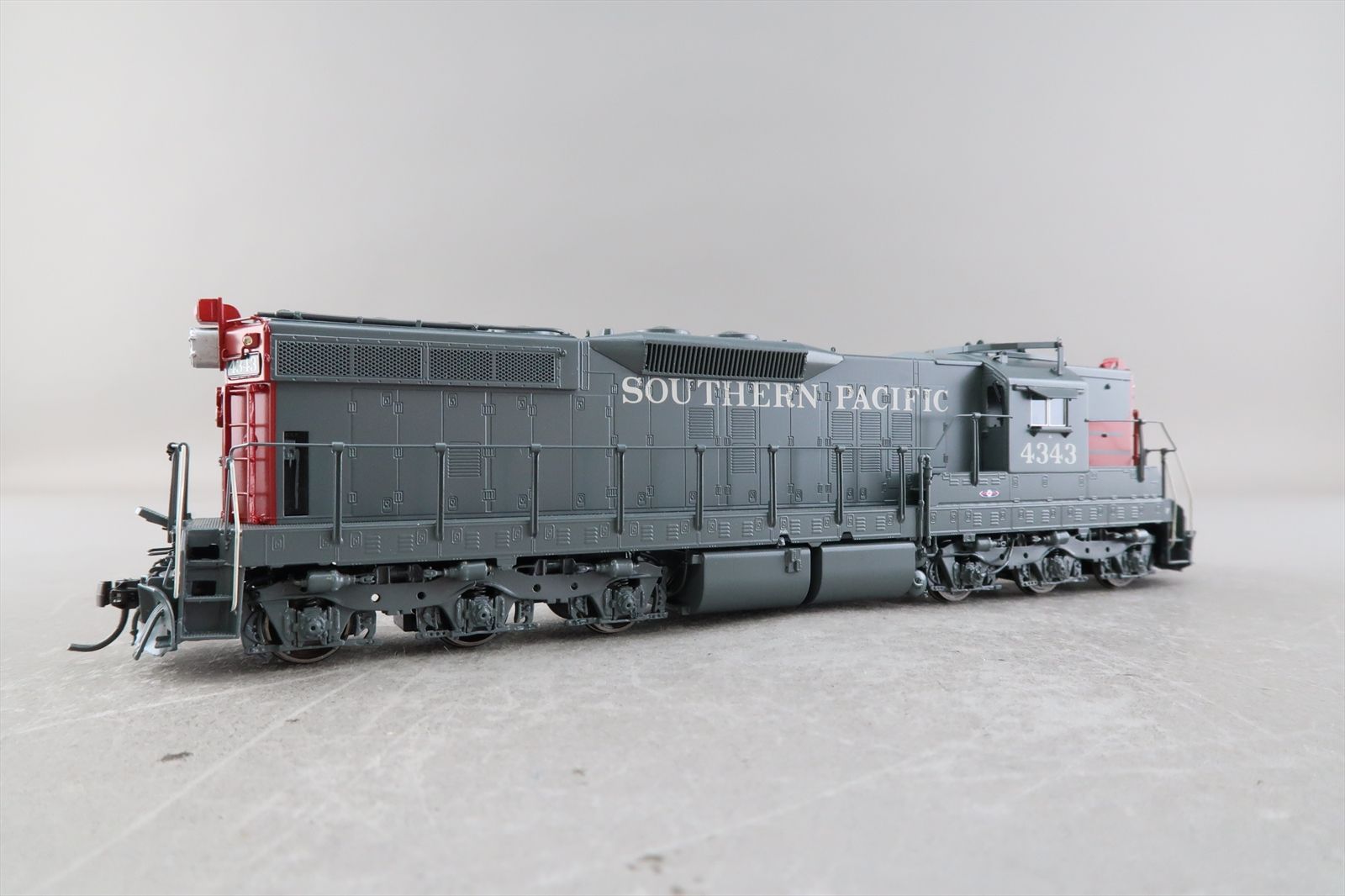 HO Brass Model - OMI 6780.1 SP Southern Pacific SD9E Tall Icicle Breakers #4343 - F/P - 2001 Run ...