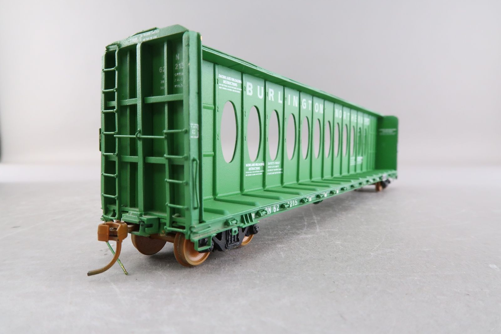 HO Brass Model - OMI 1349 BN Burlington Northern Thrall Center Beam 64 ...