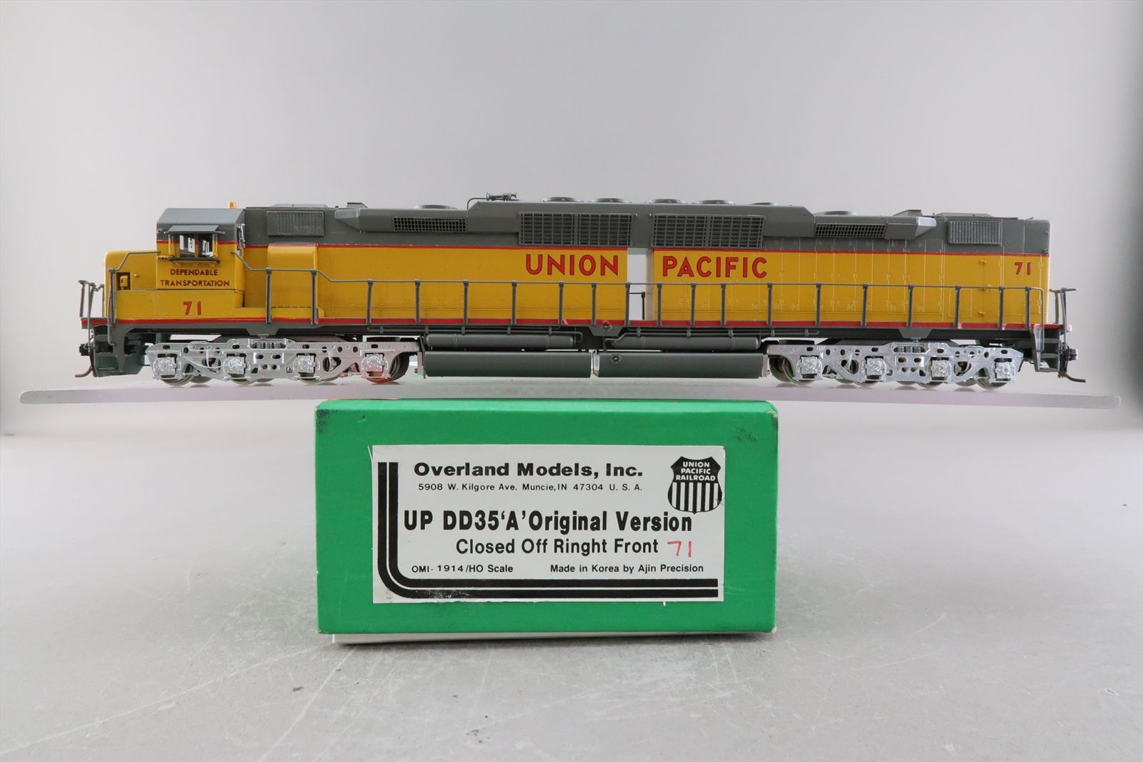 HO Brass Model - OMI 1914 UP Union Paciifc DD35 DD35A Original #71 - Custom - 1986 Run - Ajin