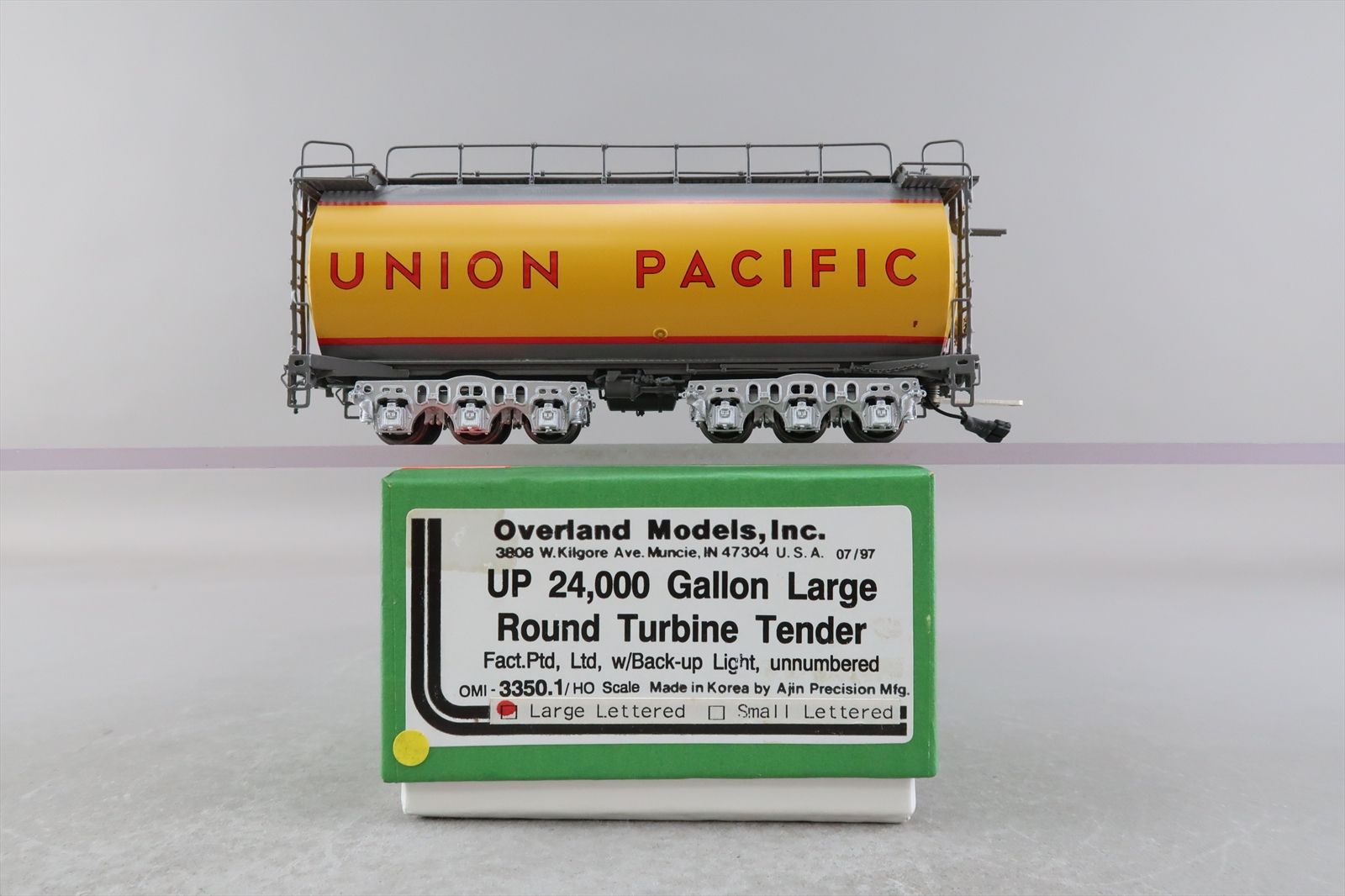 HO Brass Model - OMI 3350.1 UP Union Pacific 24,000 Gallon Turbine ...