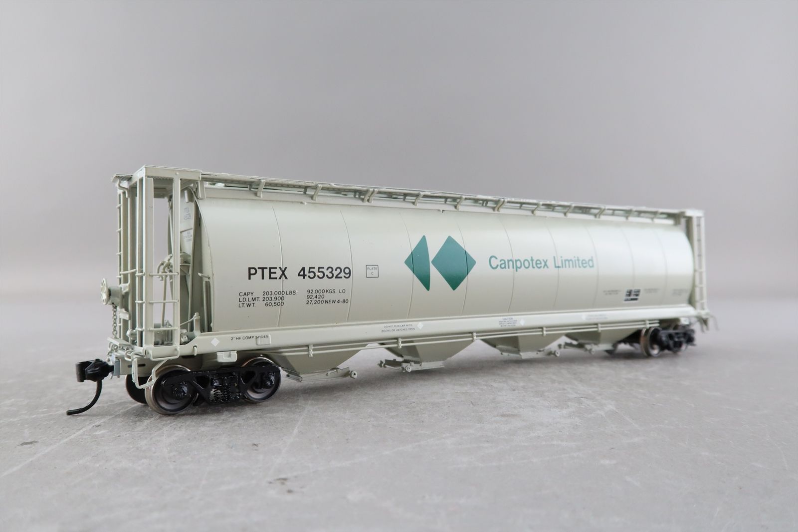 HO Brass Model - OMI 3115 CN PTEX Canpotex Limited Cylindrical Covered ...