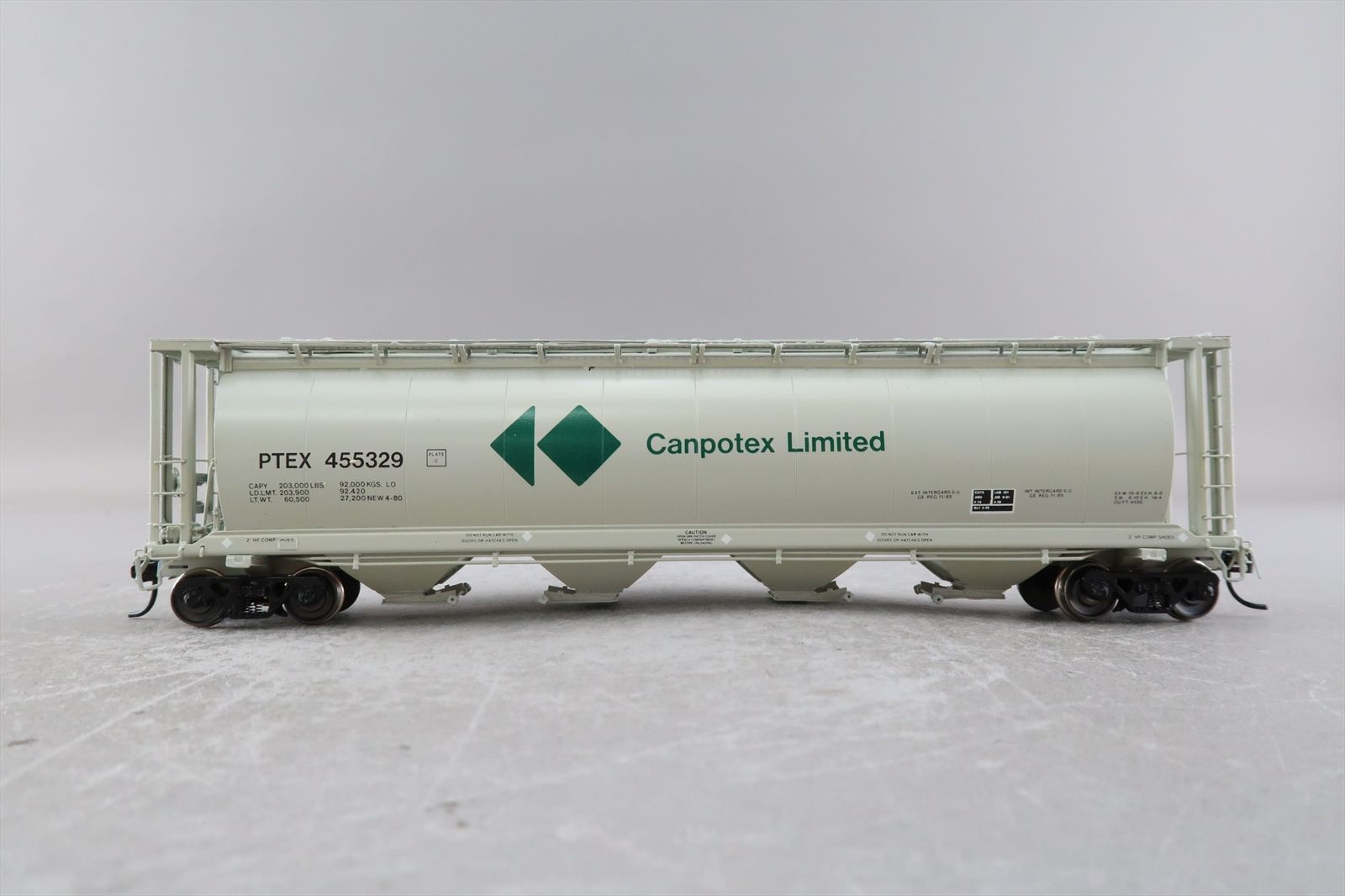 HO Brass Model - OMI 3115 CN PTEX Canpotex Limited Cylindrical Covered ...