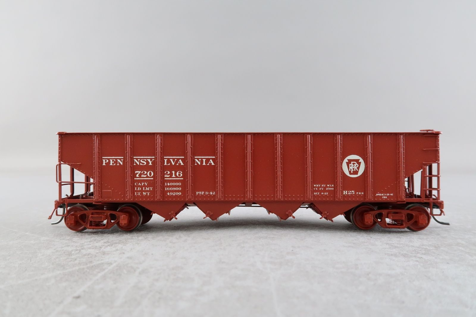 HO Brass Model - Railworks R-104 PRR Pennsylvania H-25 Quad Hopper ...