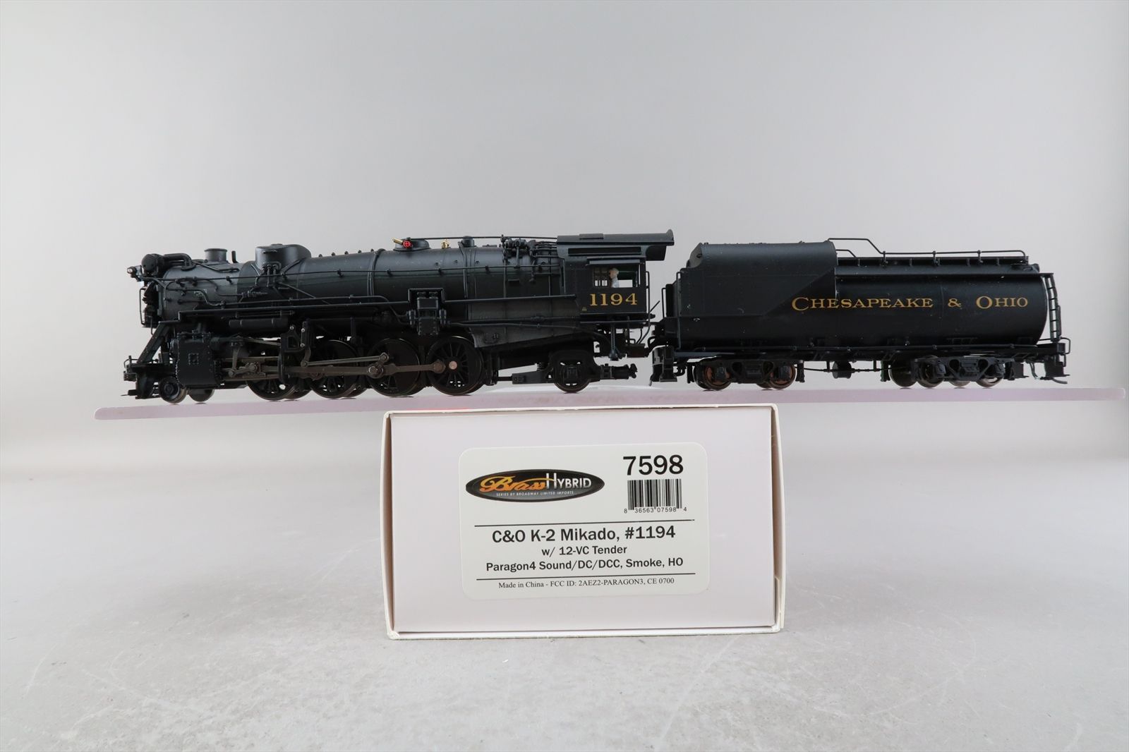 HO Brass Hybrid Model - BLI 7598 C&O Chesapeake & Ohio k-2 Mikado 2-8-2 ...