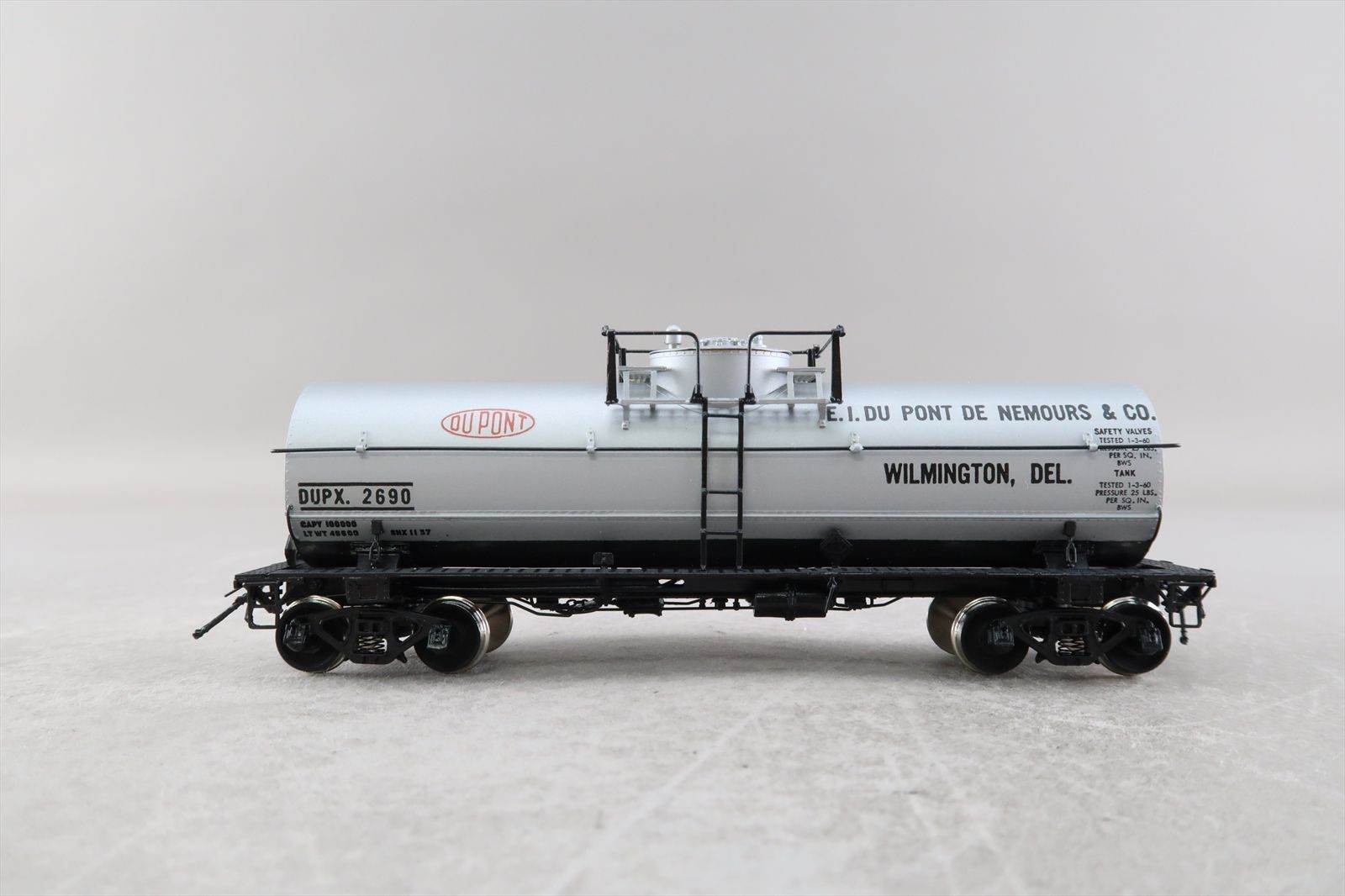 HO Brass Model - OMI 3270.5 GATX DuPont 8000 Gallon Single Dome Tank ...