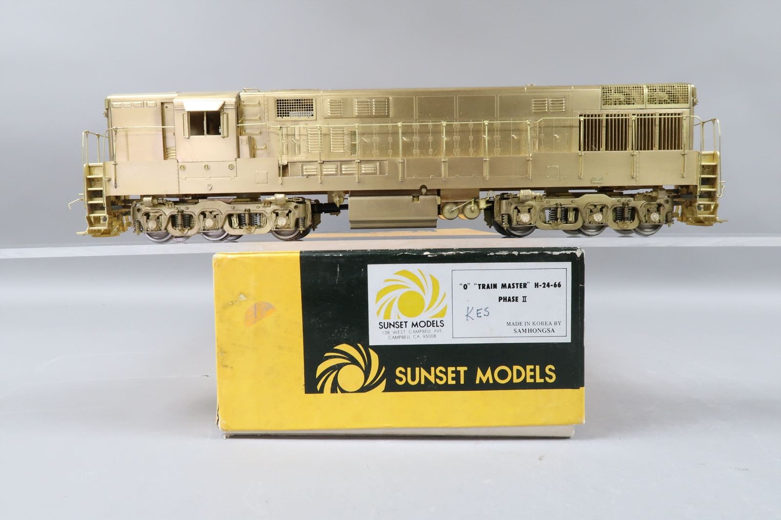 O Brass Model - Sunset Train Master H-24-66 Phase II - Unpainted - 1982 ...