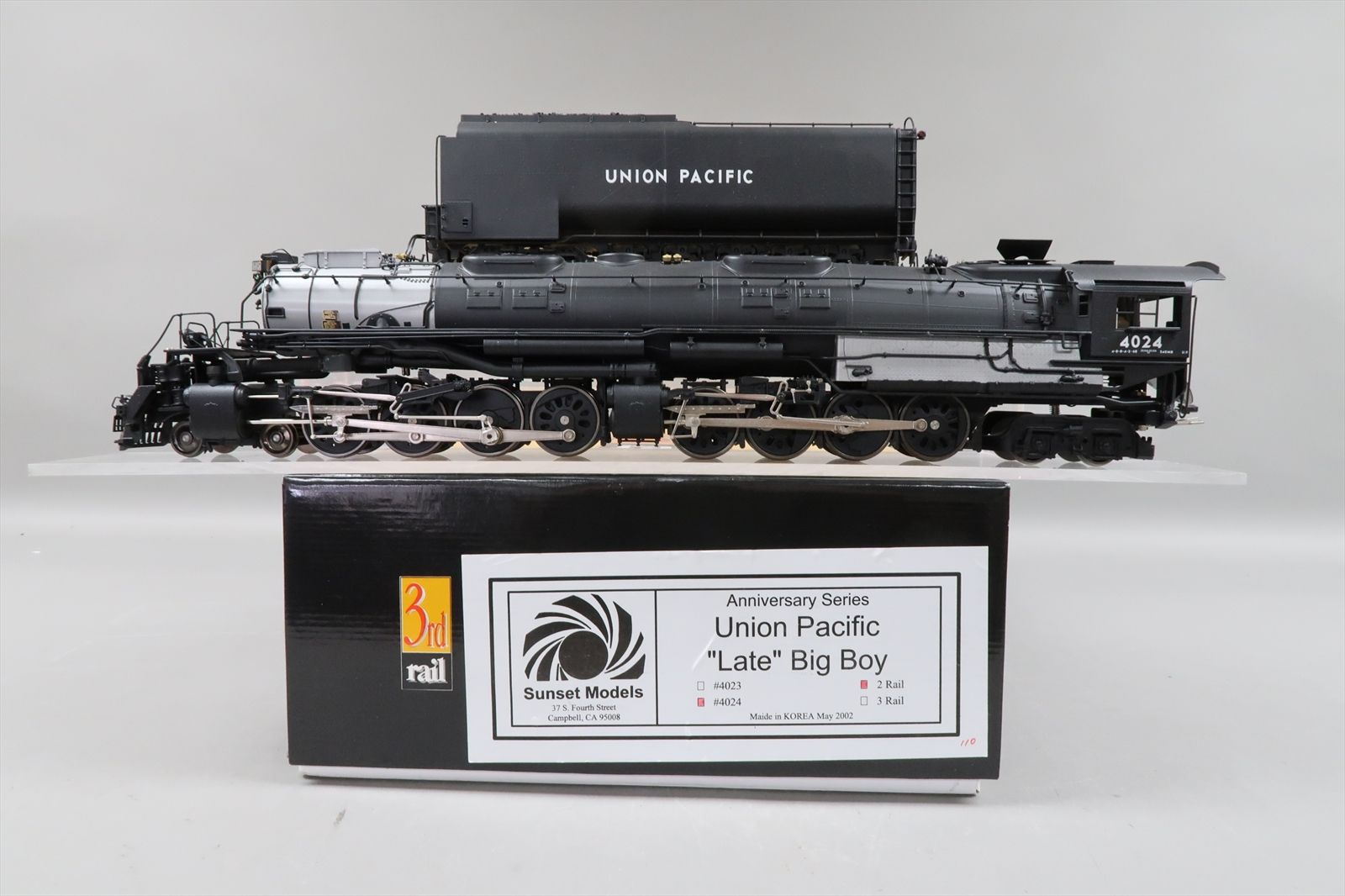 O 2-Rail Brass Model - Sunset UP Union Pacific Late Big Boy 4-8-8-4 ...