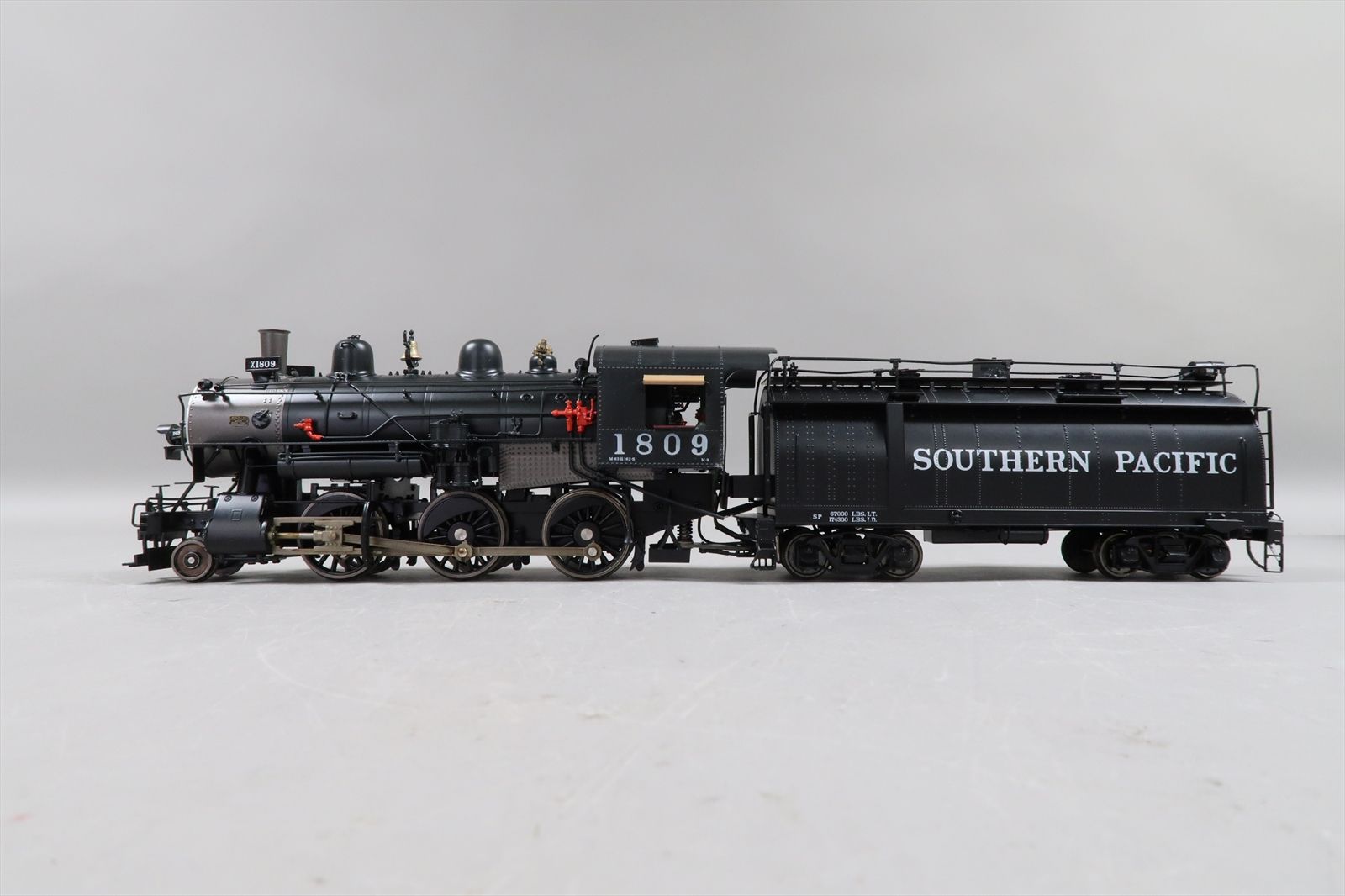 O 2-Rail Brass Model - SS Sunset SP Southern Pacific Mogul M-9 2-6-0 ...
