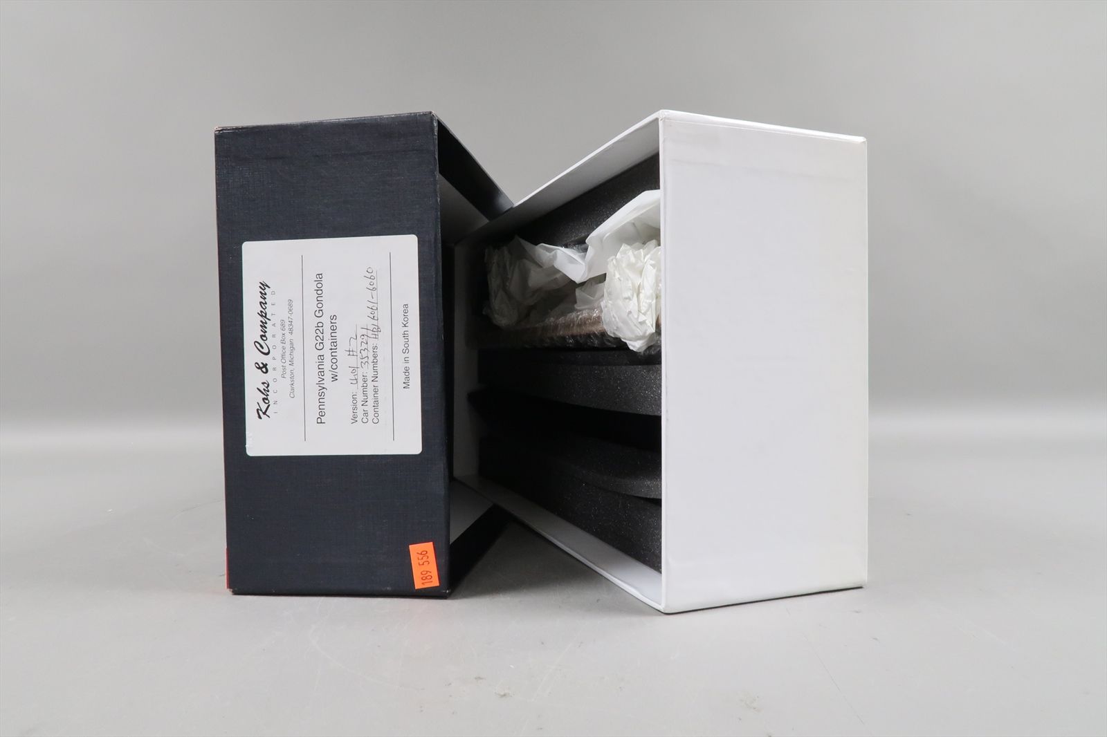 O Brass Model - Kohs & Co. Pennsylvania PRR G22b Gondola w/ Containers ...