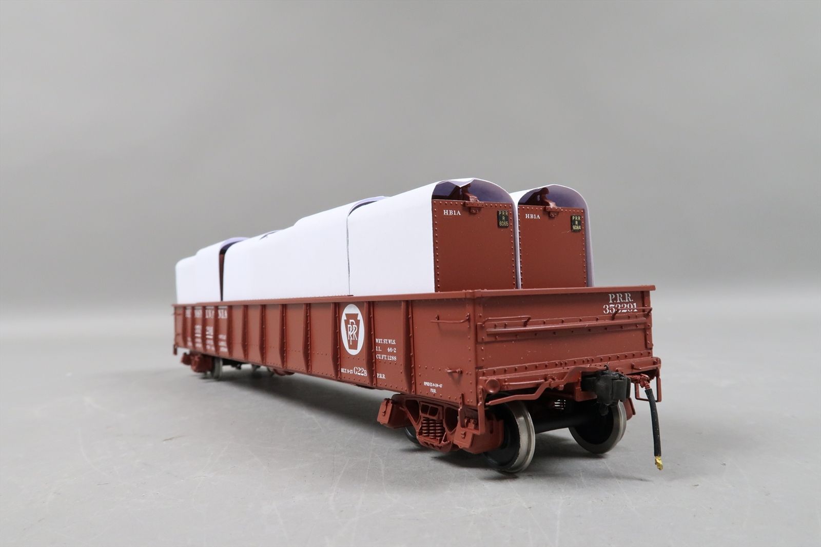O Brass Model - Kohs & Co. Pennsylvania PRR G22b Gondola w/ Containers ...