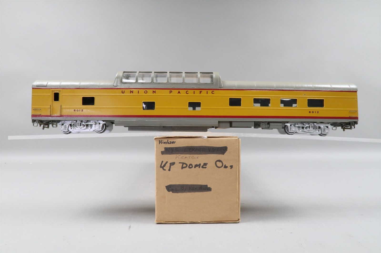 O Brass Model - Kemtron UP Union Pacific Dome Coach #8012 - Custom ...