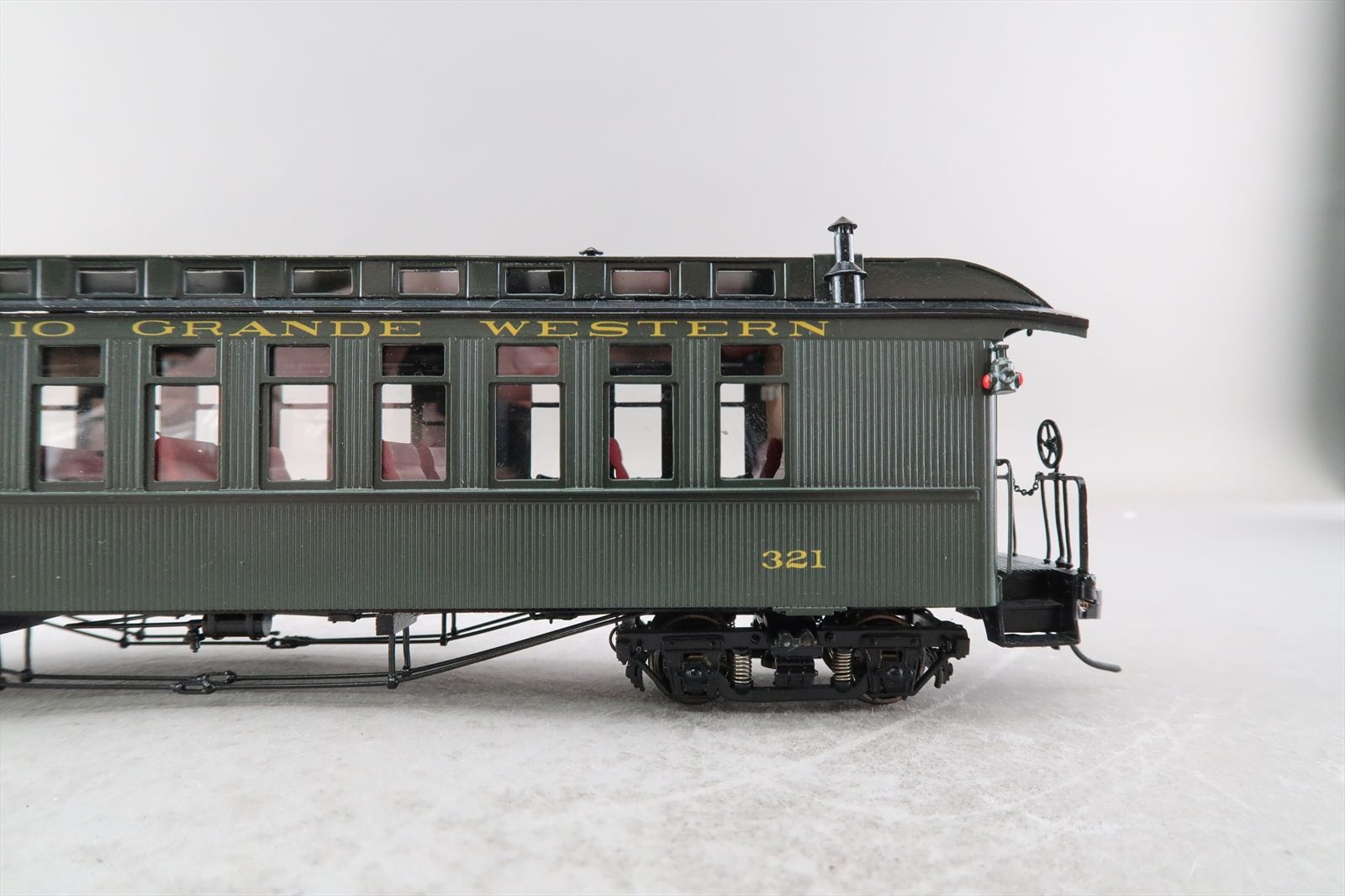 Sn3 Brass Model - P-B-L D&RGW Rio Grande Open Vestibule Coach Green ...