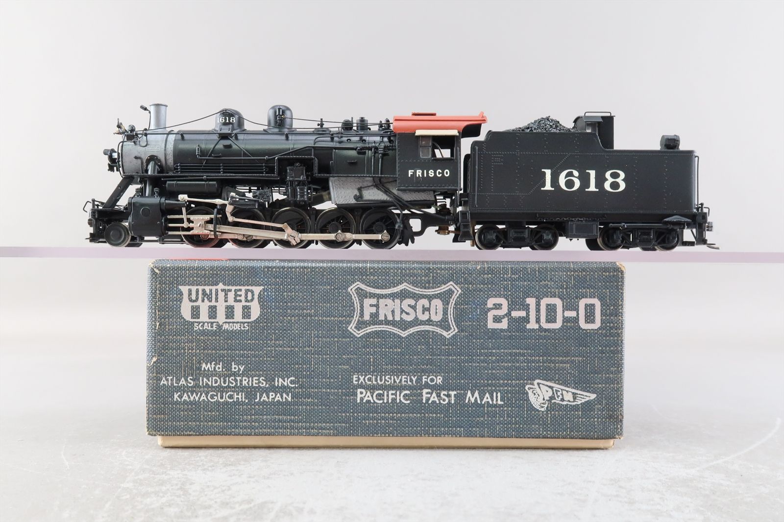 HO Brass Model - PFM SLSF Frisco 2-10-0 Russian Decapod #1618 - Custom ...
