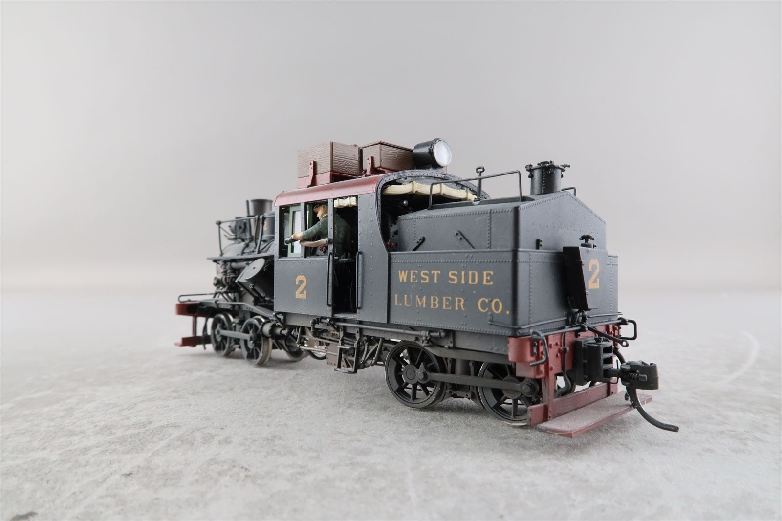 Sn3 Brass Model - PBL WSLCo. Westside Lumber Co. 2-Truck Heisler #2 - F/P + Pro Weathered + PBL ...