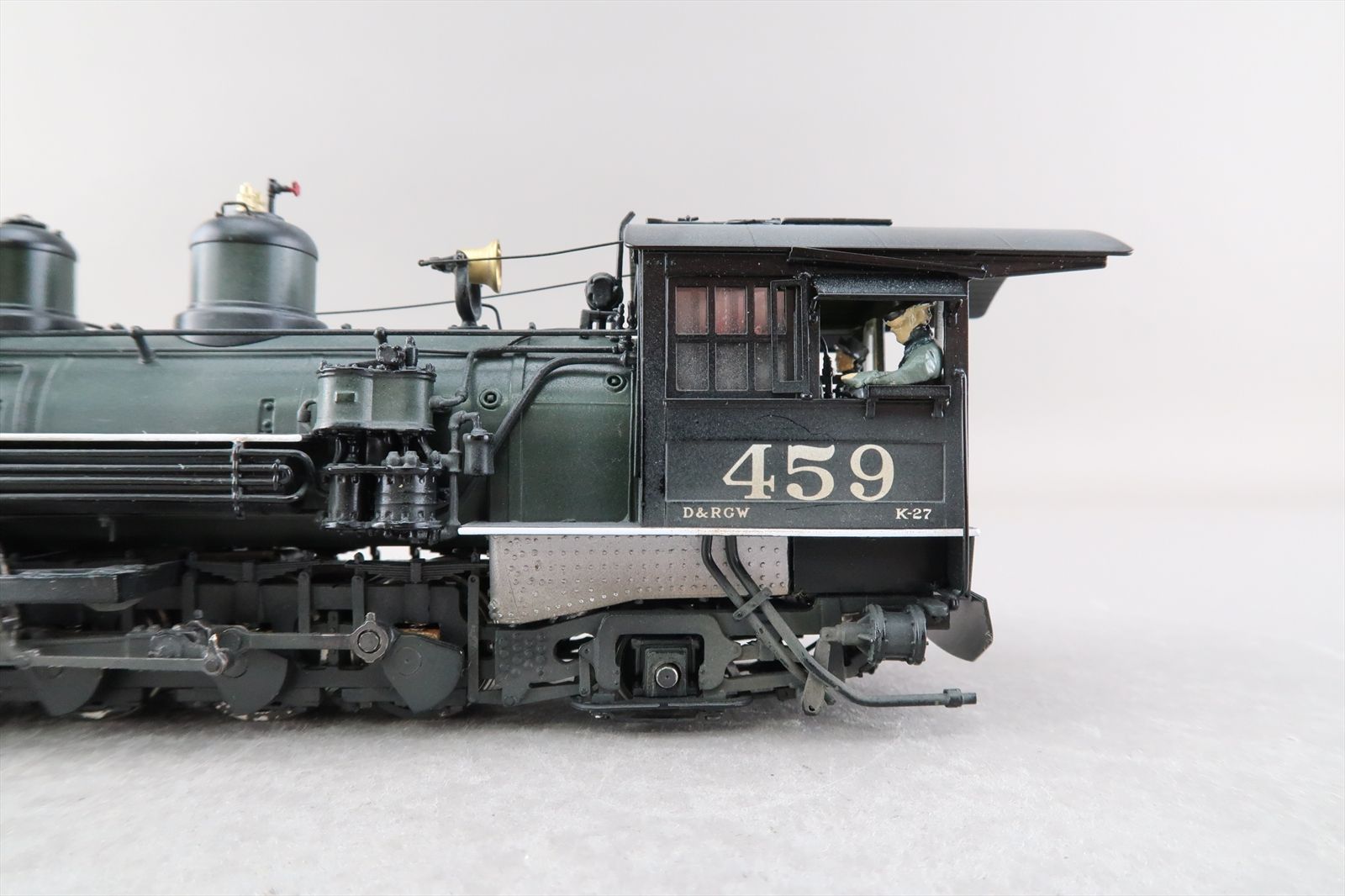Sn3 Brass Model - P-B-L D&RGW Rio Grande K-27 2-8-2 Late 1930's #459 - F/P + Pro Weathered + PBL ...