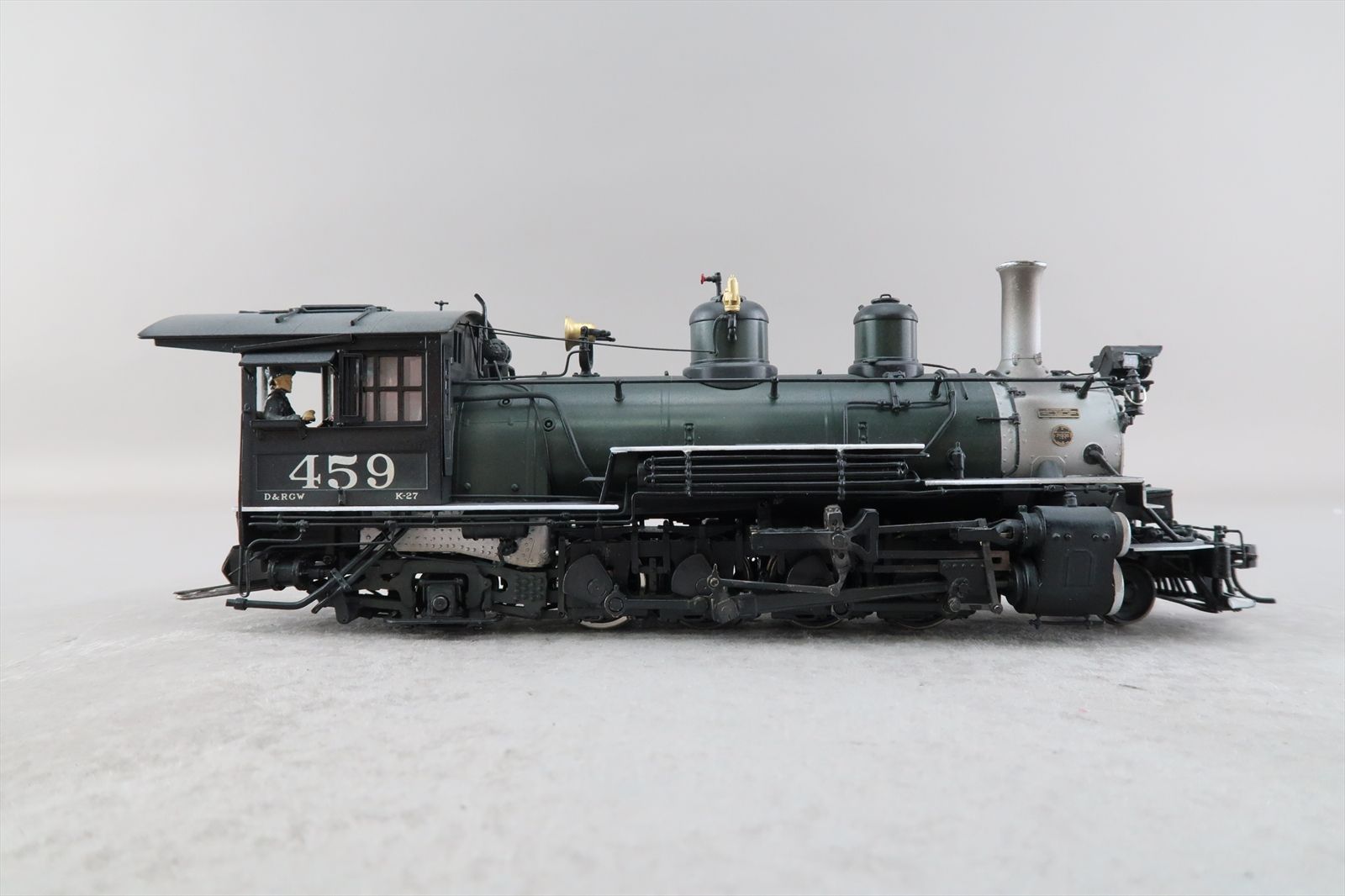 Sn3 Brass Model - P-B-L D&RGW Rio Grande K-27 2-8-2 Late 1930's #459 - F/P + Pro Weathered + PBL ...