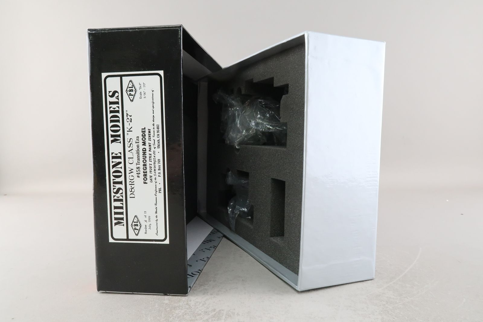 Sn3 Brass Model - PBL Milestone D&RGW Rio Grande K-27 2-8-2 Tranisition ...