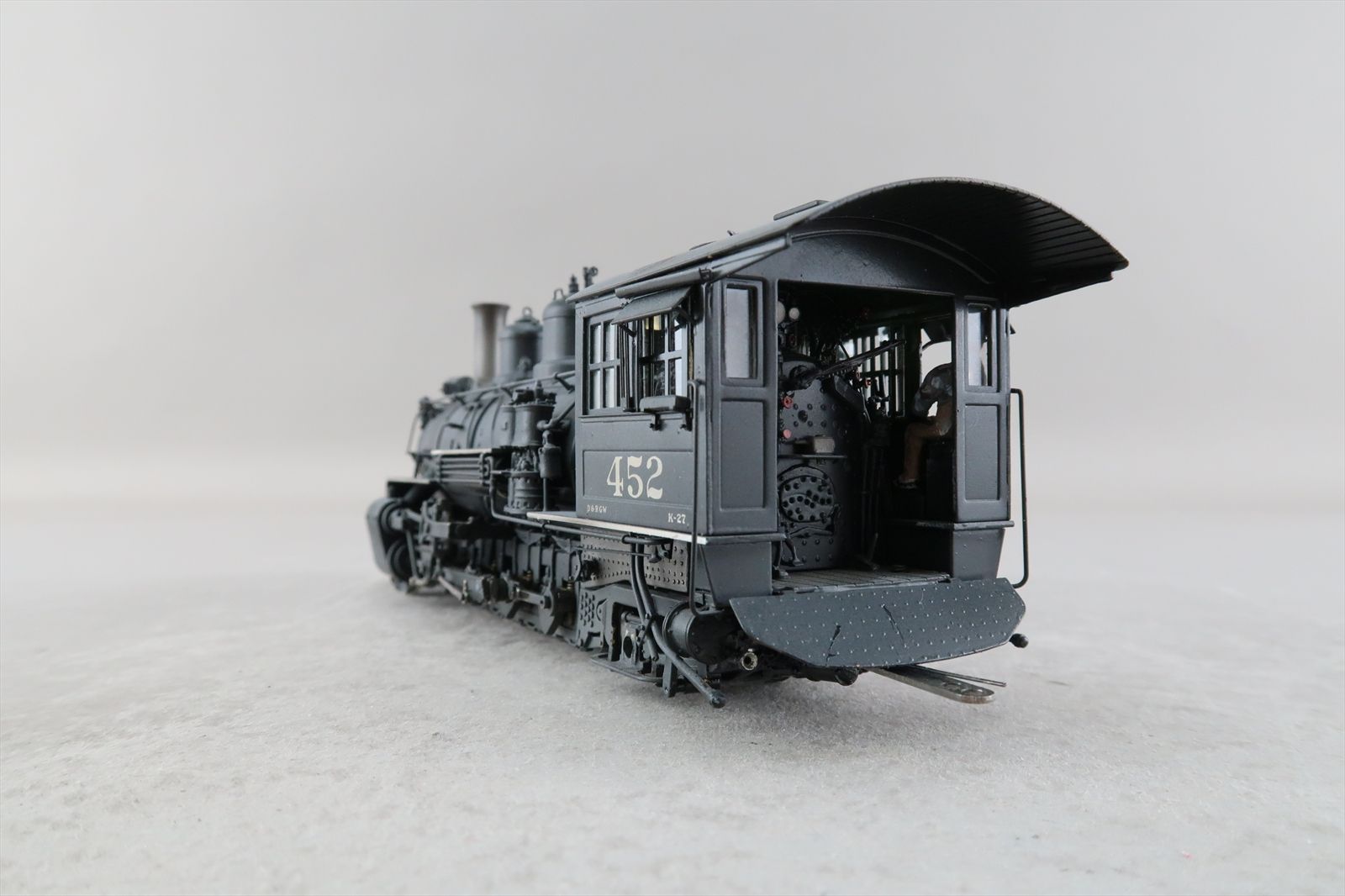 Sn3 Brass Model - P-B-L D&RGW Rio Grande K-27 2-8-2 Circa 1939 - 1940 #452 - F/P + Pro Weathered ...