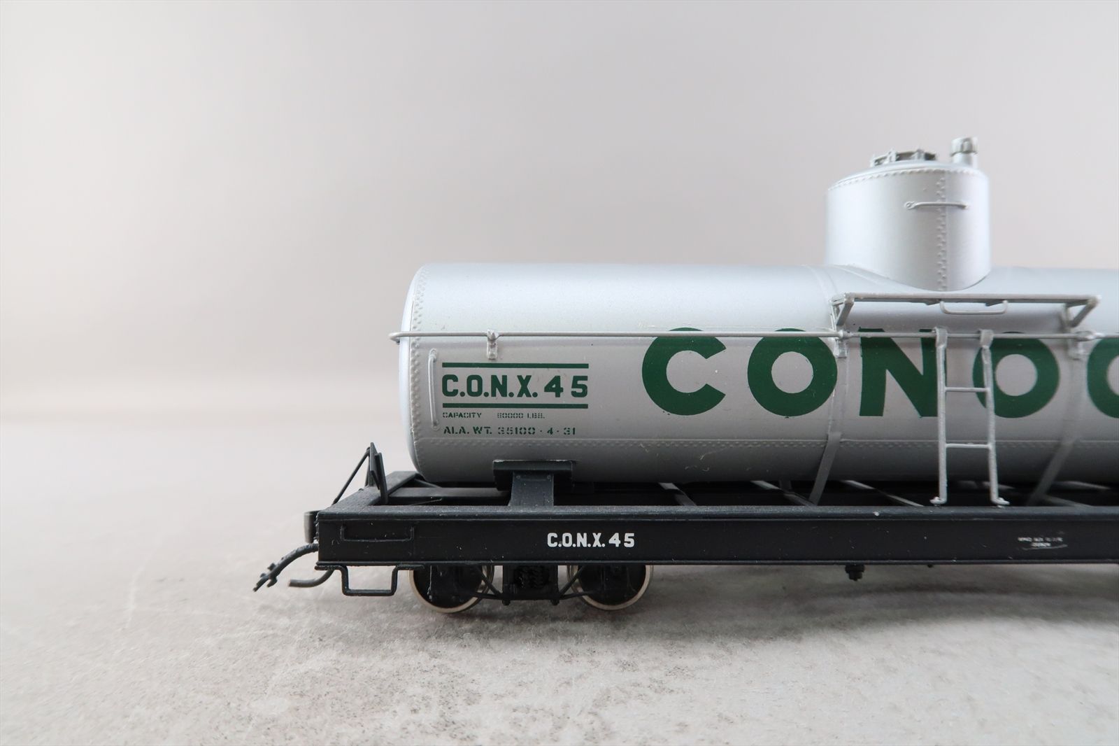 Sn3 Brass Model - P-B-L Milestone Conoco Wide Framed Tank Car #47 - F/P - 1997 Run - Samhongsa