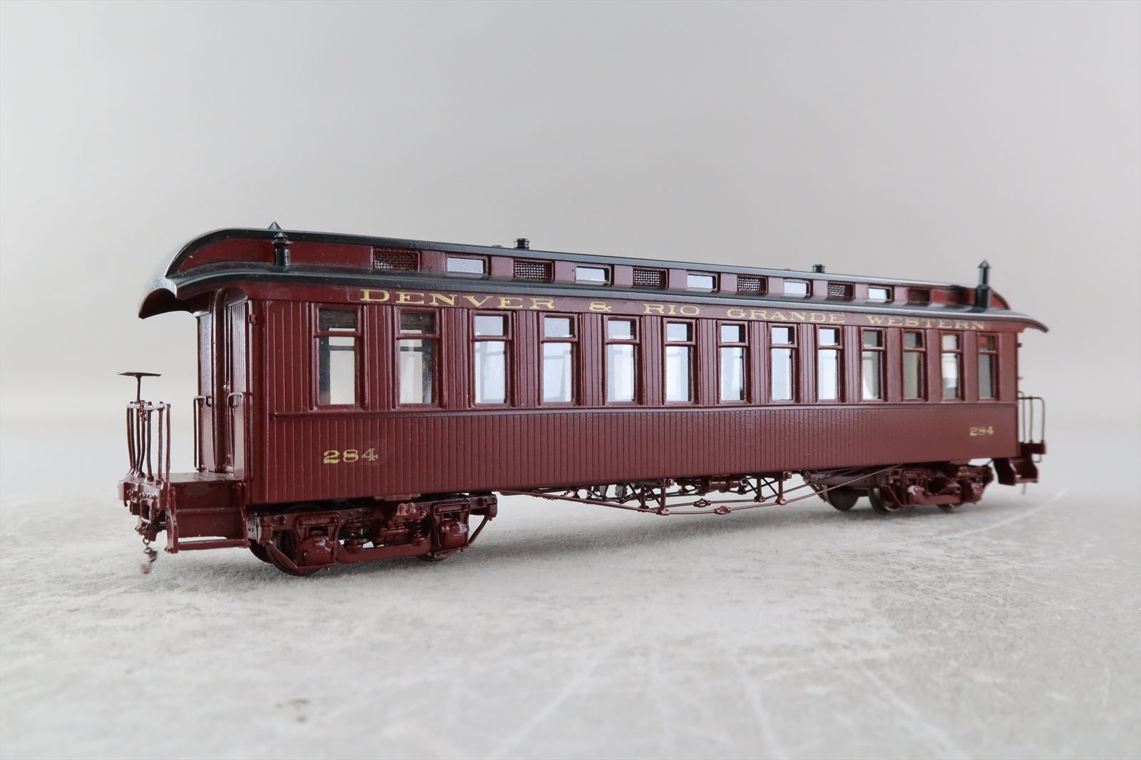 Sn3 Brass Model - PSC 15923 D&RGW Rio Grande Open Platform Coach #284 ...