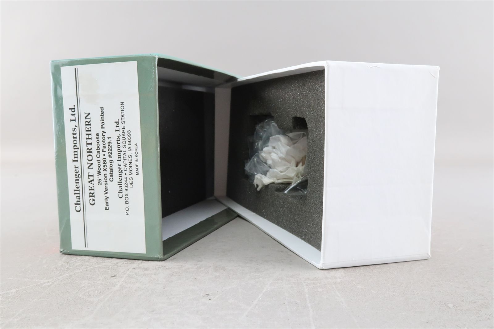 HO Brass Model - CIL 2229.1 GN Great Northern 25' Wood Caboose Early # ...