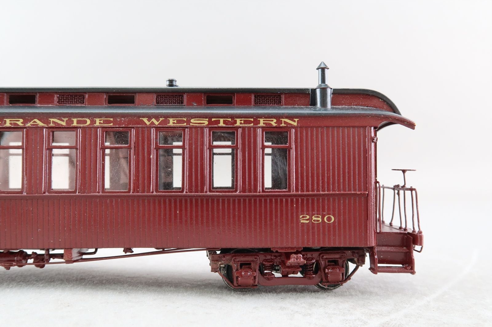 Sn3 Brass Model - PSC 15923 D&RGW Rio Grande Open Platform Coach #280 ...