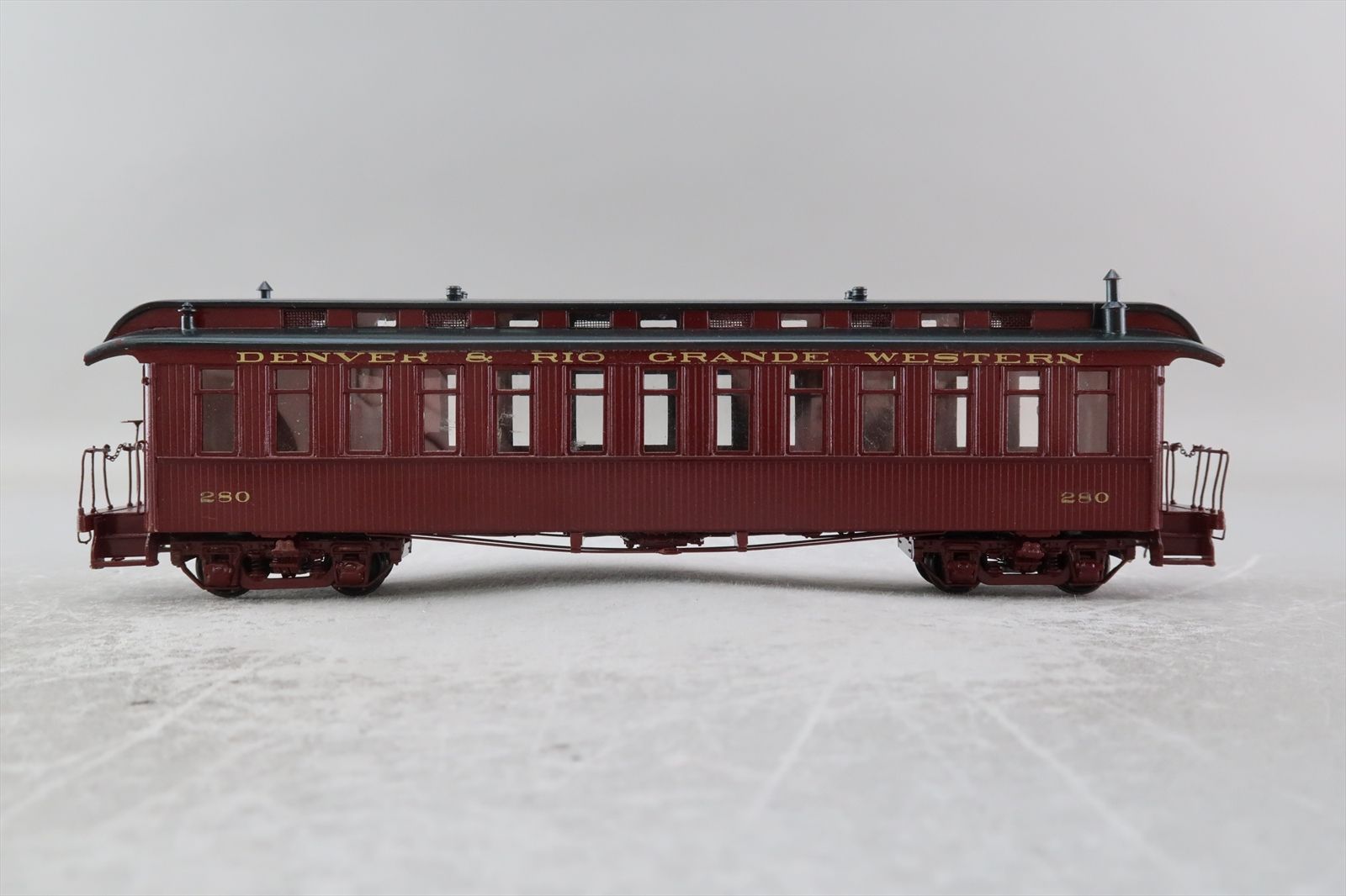 Sn3 Brass Model - PSC 15923 D&RGW Rio Grande Open Platform Coach #280 ...