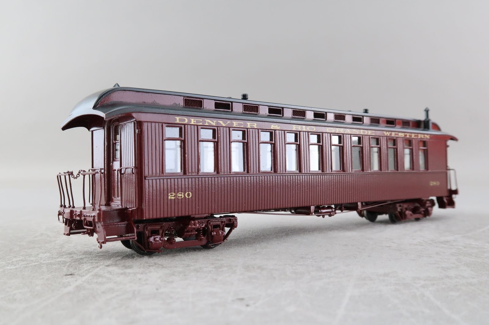 Sn3 Brass Model - PSC 15923 D&RGW Rio Grande Open Platform Coach #280 ...