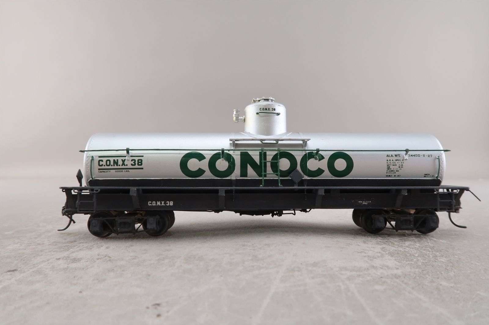 Sn3 Brass PSC 15902 TCX Texaco as CONX CONOCO Single Dome Tank Car #38 ...