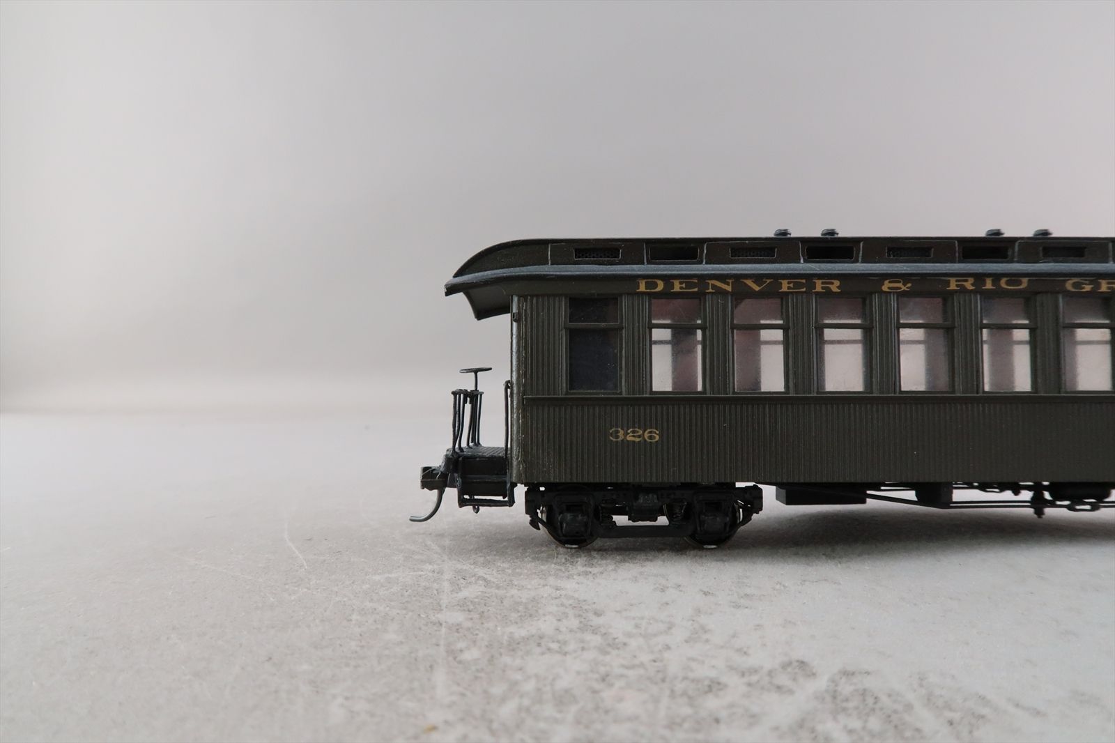 Sn3 Brass Model - PSC 15939-1 D&RGW Rio Grande Open Platform Coach #326 ...