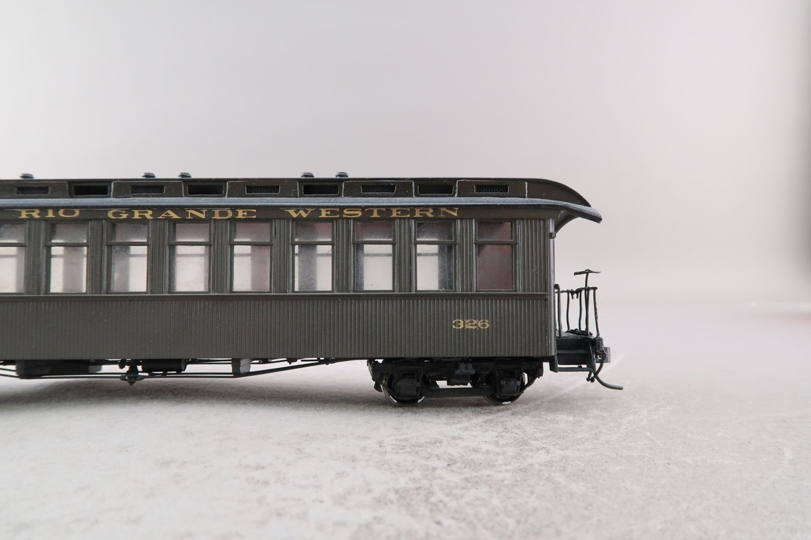 Sn3 Brass Model - PSC 15939-1 D&RGW Rio Grande Open Platform Coach #326 ...