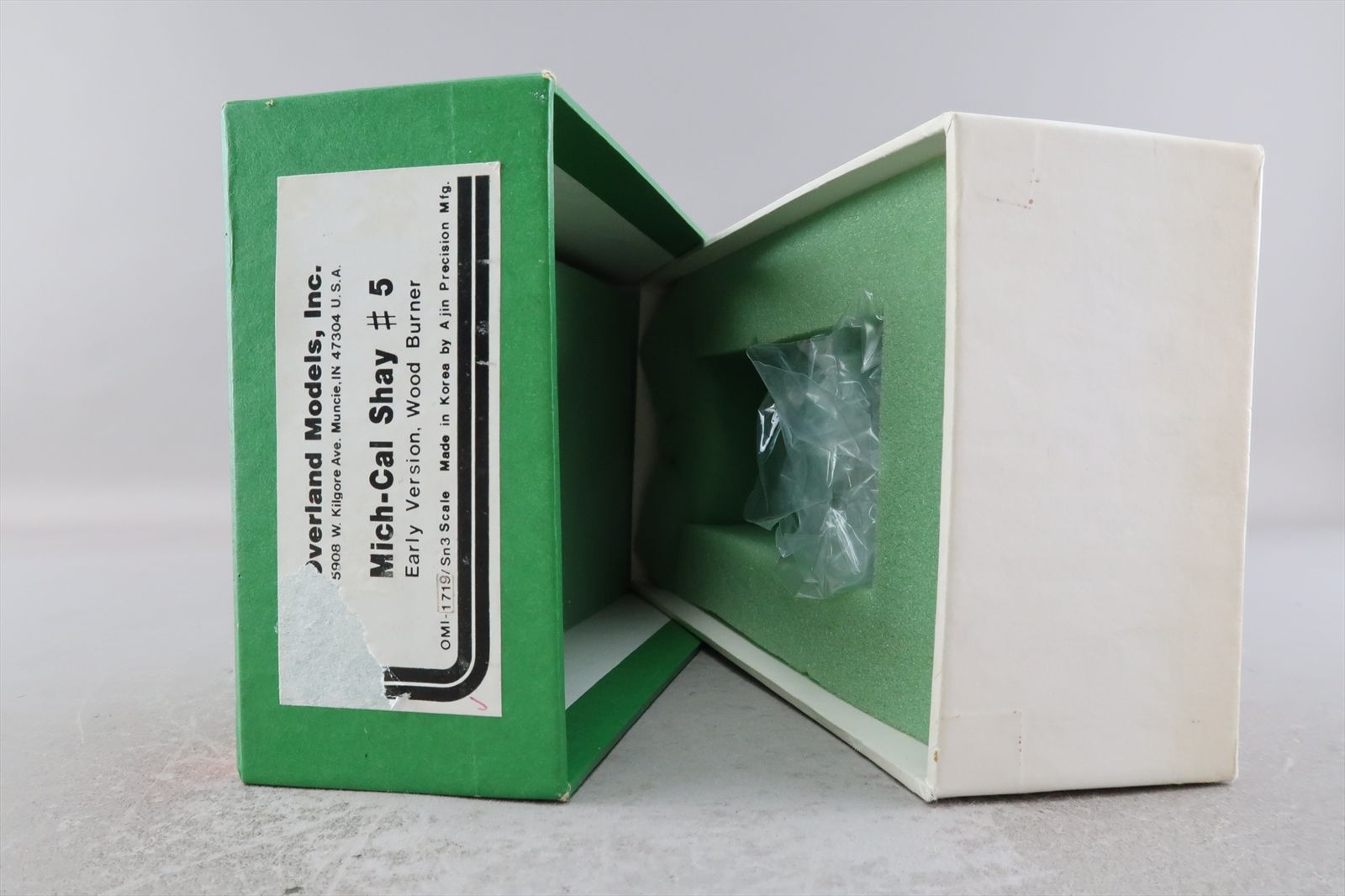 Sn3 Brass Model - OMI 1719 Mich-Cal Michigan California Shay Early Wood Burner #5 - Custom + DCC ...