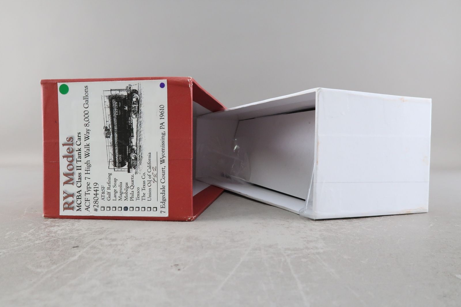 O Brass Model - RYM RY Rich Yoder Models 2804419 WSRX Mobilgas Tank Car ...